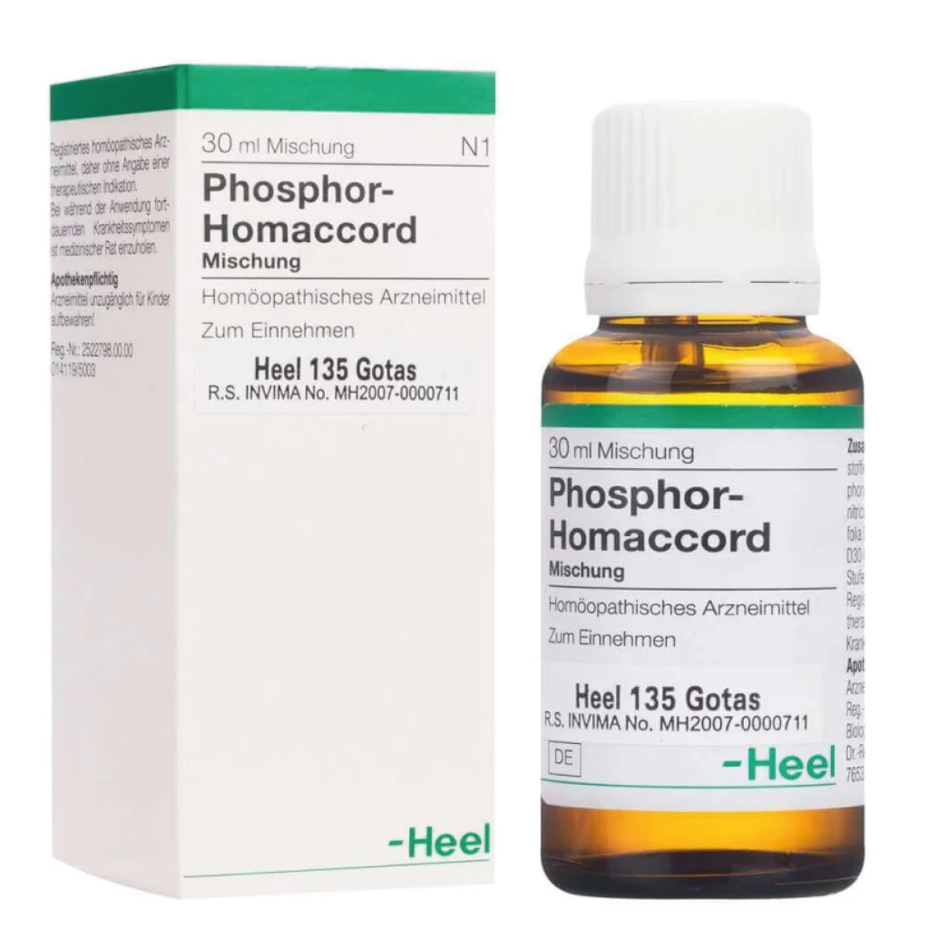 Phosphor Homaccord Frasco X 30 ml Gotas Heel - Venta Bajo Formula ...